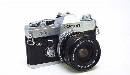 Canon FTb QL + Canon FD 28mm f2.8