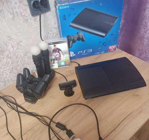 Sony playstation 3 super slim 500gb прошитая