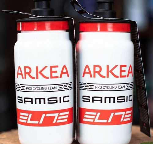 Вело фляжка Elite Fly Team Arkea Samsic White