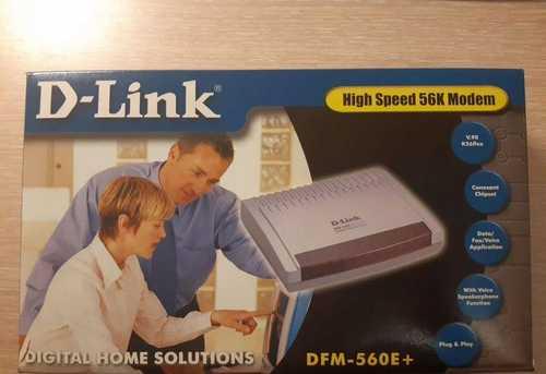 Dial-Up модем D-link 56k