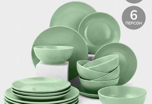 Набор столовой посуды на 6 персон керамика