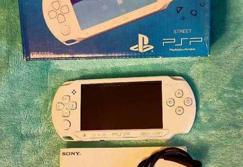 Sony PSP e1008 с коробкой Состояние Отличное