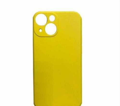Чехол Silicone WS для iPhone 13 mini желтый