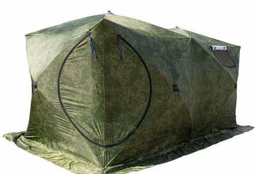 Палатка зимняя стэк Куб-3Т Дубль трехслойная (кам