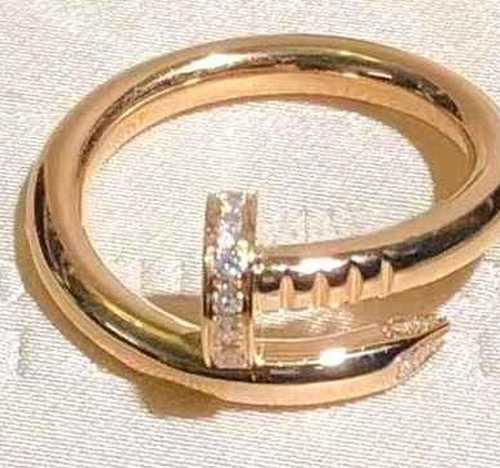 Кольцо Cartier Гвоздь золото 0,22ct