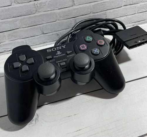 Джойстик PS2 Sony DualShock 2 (Черный) Оригинал