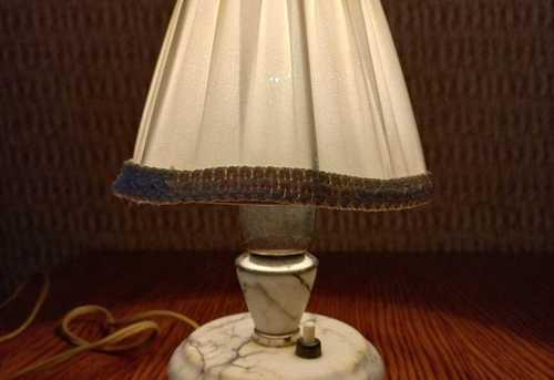 Мраморная лампа Грибок 50-60 годы
