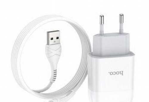 Сзу hoco C73A Glorious 2xUSB, 2.4А USB кабель Type