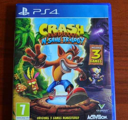 PS4 Crash Bandicoot Nsane Trilogy