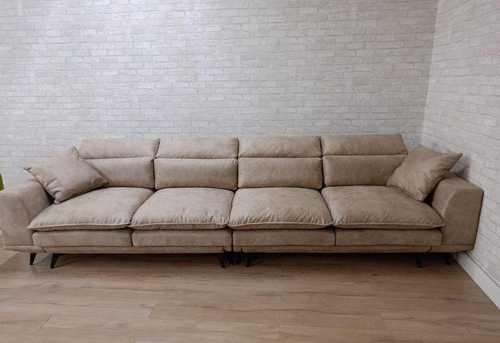 Большой мягкий прямой диван