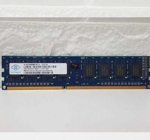 Память DDR3 4Gb 1600MHz Nanya NT4GC64B88B1NF-DI