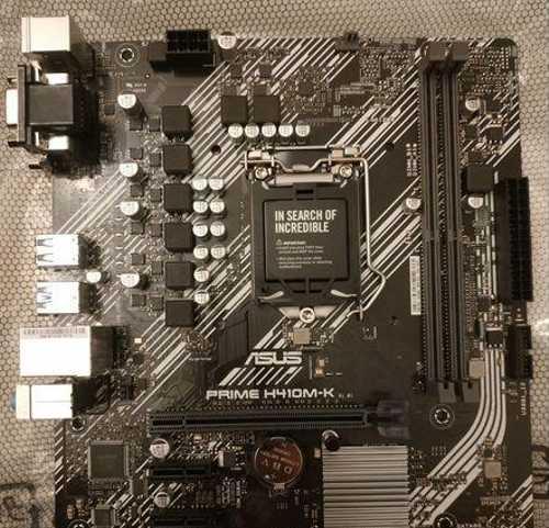 Материнская плата asus prime H410M-K