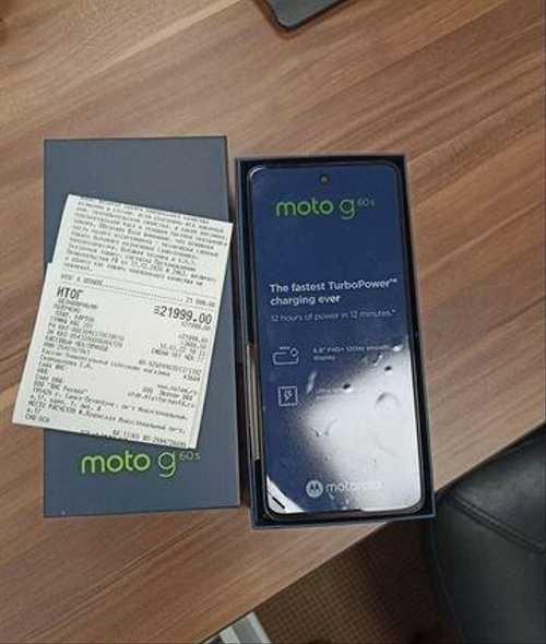 6.8" Смартфон Motorola Moto G60s 128 гб синий