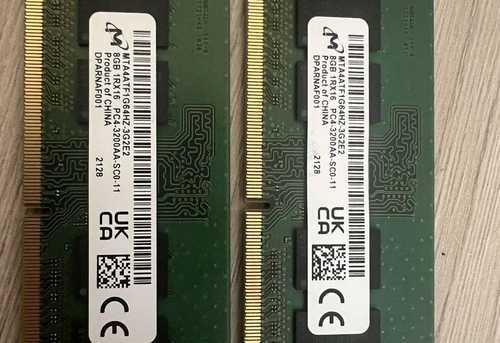 8Gb Micron MTA4ATF1G64HZ-3G2E2 DDR4 3200