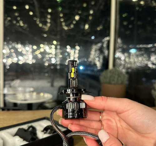LED лампы H4  500% к свету
