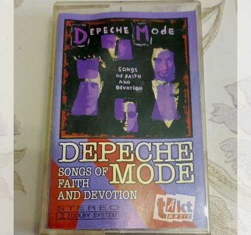 Аудиокассета depeche mode