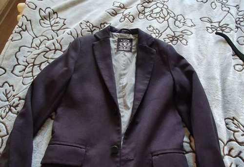 Пиджак школьный 152р. Т. серый