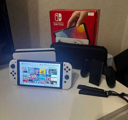 Nintendo switch oled прошитый 512 гб