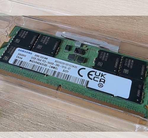 Оперативная память Samsung DDR5-5600 32 Gb sodimm