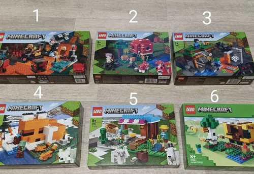 Lego Minecraft 21185 21179 21166 21178 21184 21241