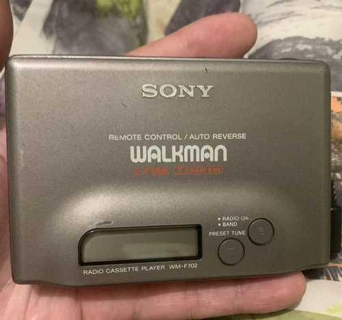 Кассетный плеер sony walkman wm-f702