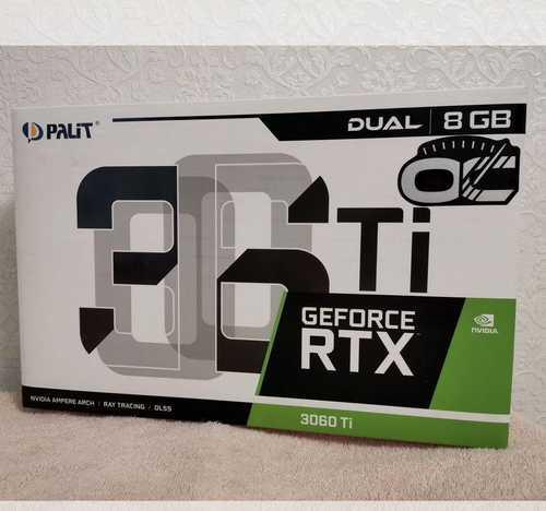 Видеокарта RTX 3060 TI 8Gb Dual Palit