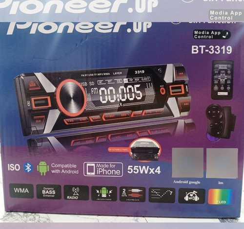 Магнитола Pioneer вт-3313 55Wx4 DSP Siri