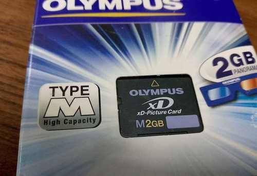 Карта памяти Olympus 2Gb xD