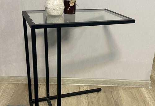 Журнальный столик IKEA со стеклом витшё