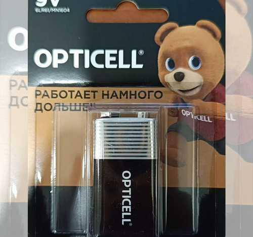 Батарейки opticell 9V крона