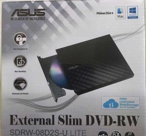 Внешний привод DVD-RW asus