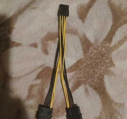 2 molex на 8 pin для питания процессора