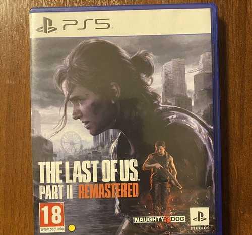 The last of us 2 remastered ps5 диск