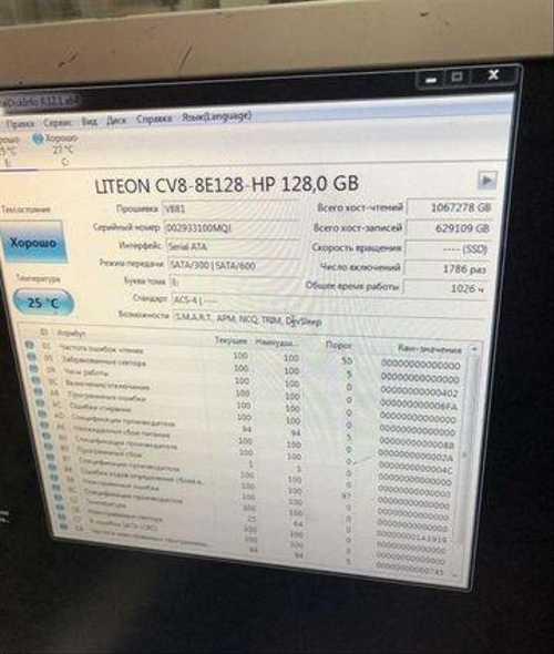 Жесткий диск SSD M2 128Gb (2280)