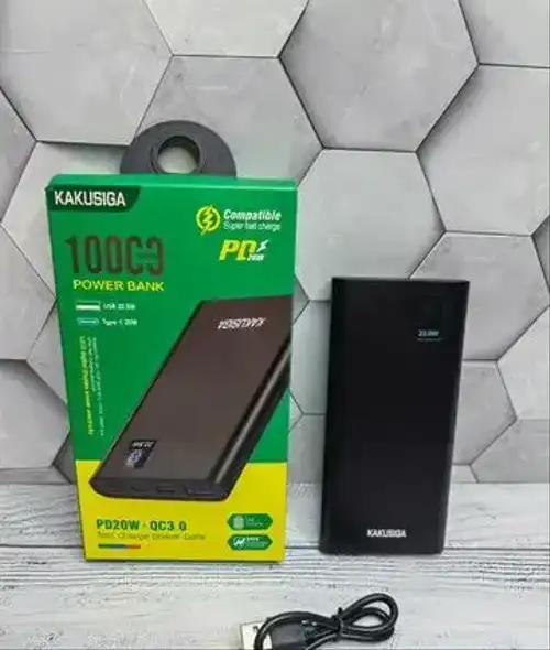 Внешний аккумулятор Power Bank kakusiga 10000 mAh