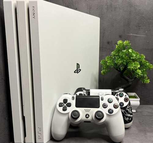 Sony PS4 Pro 1TB White 3 рев. / Игры / Гарантия