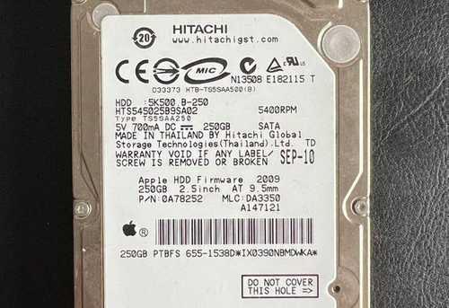 Жесткий диск 2.5" SATA 250Gb Hitachi 5K500.B-250