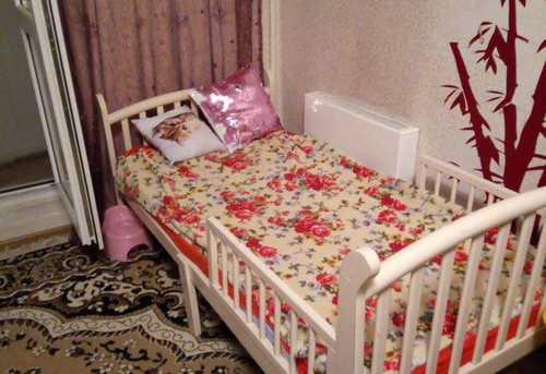 Детская кровать Giovanni от 2 лет с бортиками