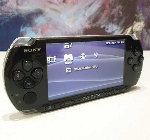 Sony PSP 3008, прошитая   64гб сд карта