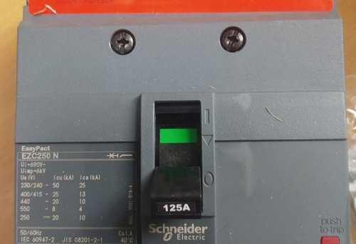 Автоматический выключатель schneider 125А