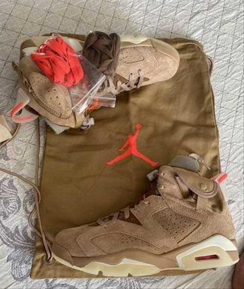 Jordan 6 Retro Travis Scott British Khaki