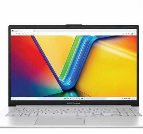 Asus Vivobook Go 15 E1504GA-BQ192 Core i3-N305 /8Gb/SSD256Gb/15.6"/IPS/FHD/NoOS/silver (90NB0ZT1-M00