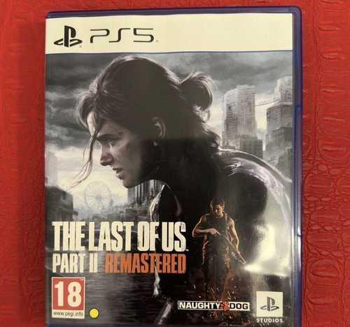 The last of us 2 remastered ps5 диск