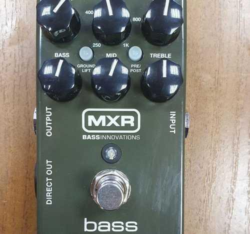 Гитарная педаль mxr 81 bass preamp