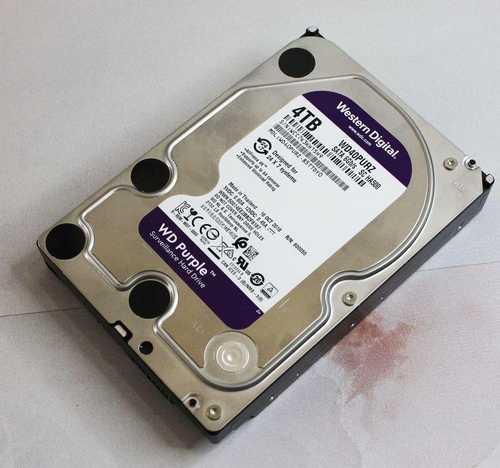 Жёсткий диск 4 TB WD Purple (новый)