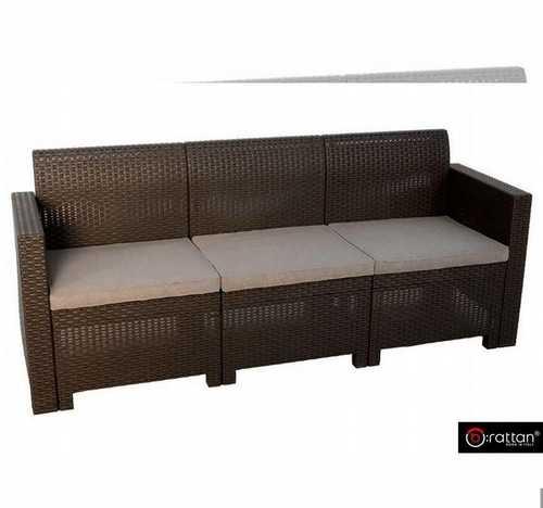 Комплект мебели Bica nebraska sofa 3 (3х местный диван), венге