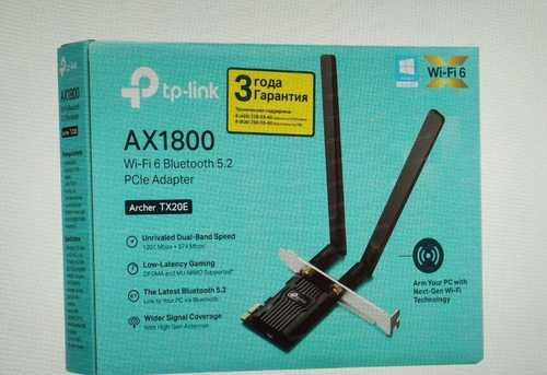 Wi-Fi адаптер + Bluetooth TP-link Archer TX20E