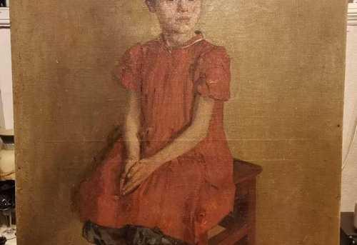 Картина Малагис В.И. Дочь колхозника 1961 год