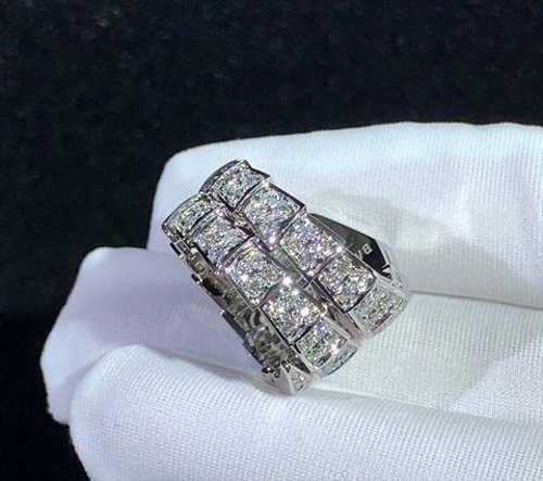 Кольцо золото, бриллианты 2,77 ct