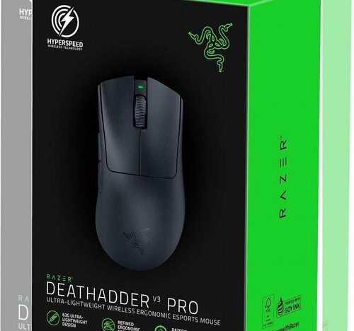 Игровая мышь Razer DeathAdder V3 Pro Black (RZ01-0